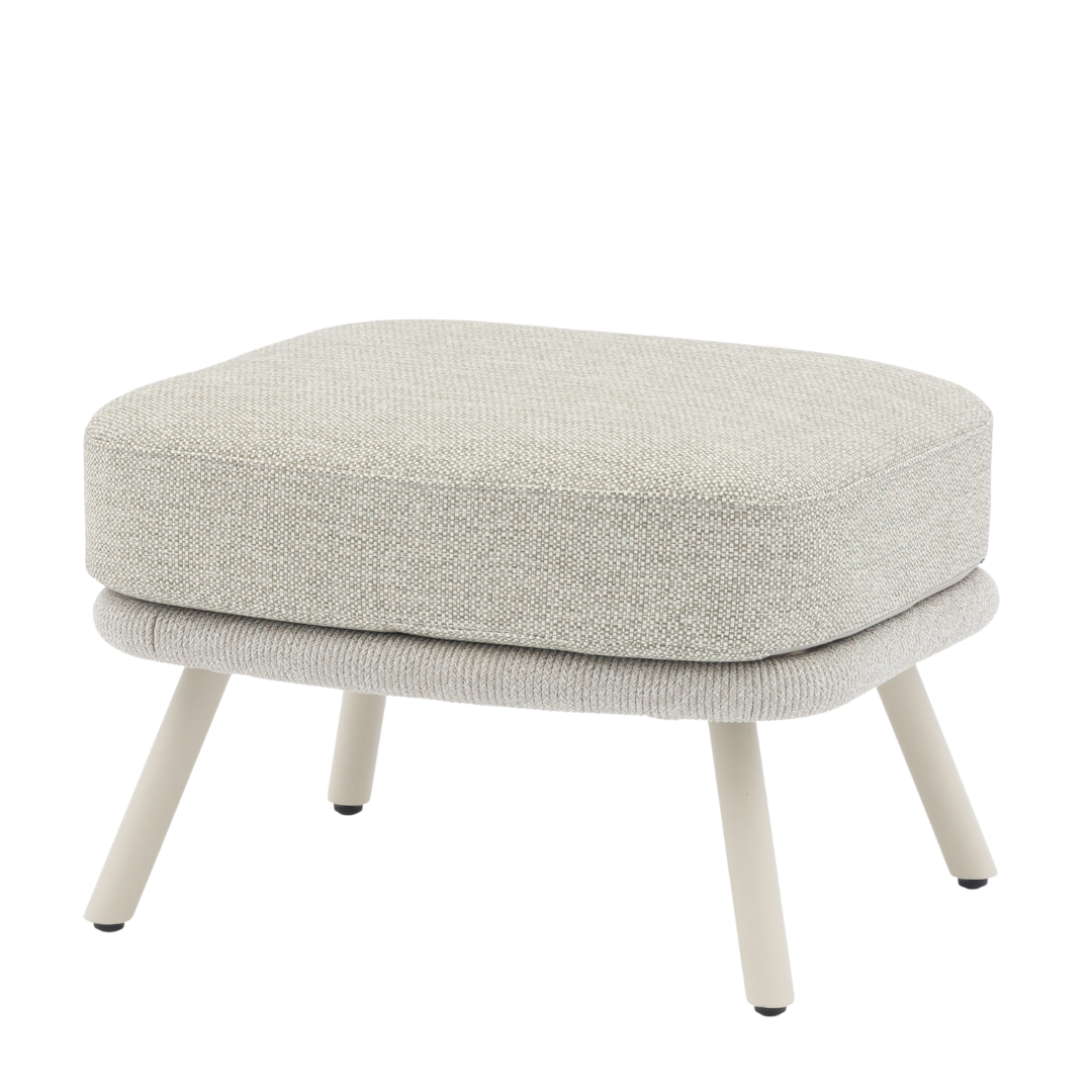 Haven Outdoor Ottoman in Mocha | Versatile Patio Seating